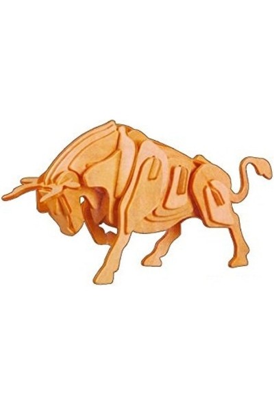 Sanal 3D Ahşap Puzzle - Boğa