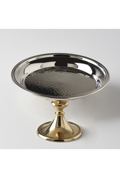 Linens Hammer Paslanmaz Çelik Ayaklı Servis Gümüş Gold Linens Hammer Paslanmaz Çelik Ayaklı Servis Gümüş Gold