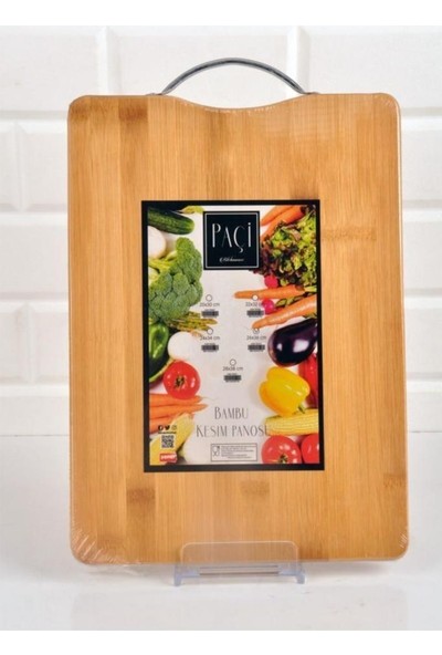 Paçi Bambu 20 x 30 cm Kesme Tahtası ve Sunum Tabağı 700367 Paçi Bambu 20 x 30 cm Kesme Tahtası ve Sunum Tabağı 700367