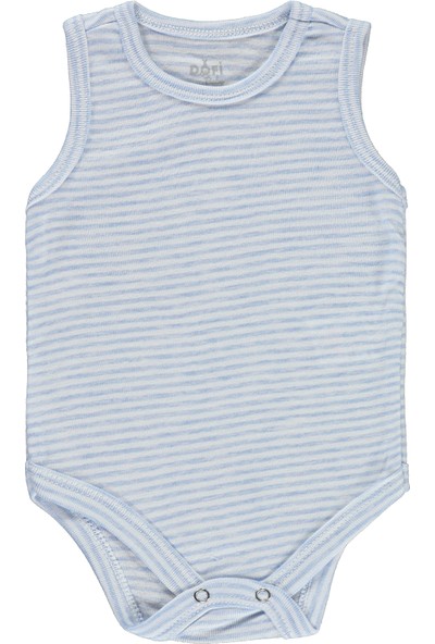 Dofi Baby Bebek Çıtçıtlı Badi 0-12 Ay Mavi