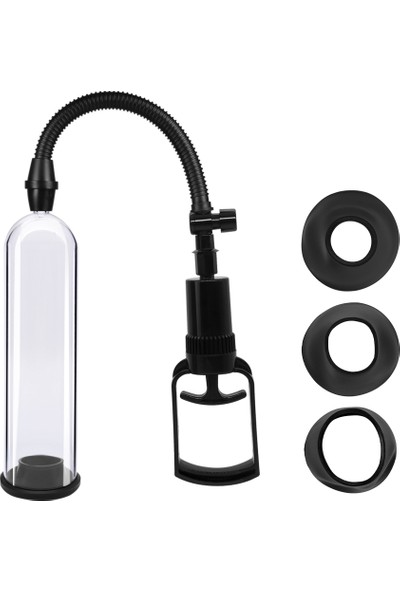 Erotica 3 Başlıklı Ince Tüp Penis Pompası