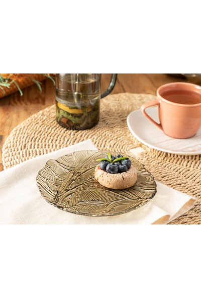 English Home Corolla Cam Çerezlik 16 cm Füme