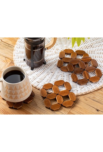 English Home Ally Bambu 4'lü Bardak Altlığı 10X10 cm Kahve English Home Ally Bambu 4'lü Bardak Altlığı 10X10 cm Kahve