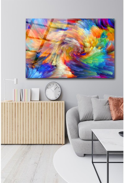 Sio Glass Renk Sarmalı Cam Tablo Sio Glass Renk Sarmalı Cam Tablo