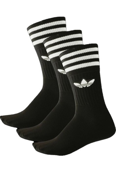Adidas Unisex Siyah Spor - Tenis Çorap Seti - 3'lü