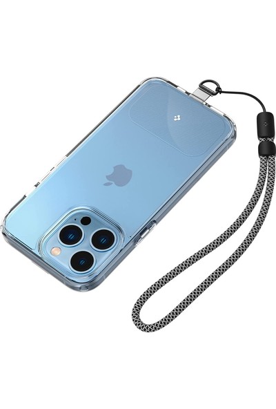 Spigen Strap (El Askı Ipi) + Tag (Tutucu Aparat) Wrist Strap Set Telefon Askısı (Tüm Cihazlarla Uyumlu) - AFA03650 Spigen Strap (El Askı Ipi) + Tag (Tutucu Aparat) Wrist Strap Set Telefon Askısı (Tüm Cihazlarla Uyumlu) - AFA03650