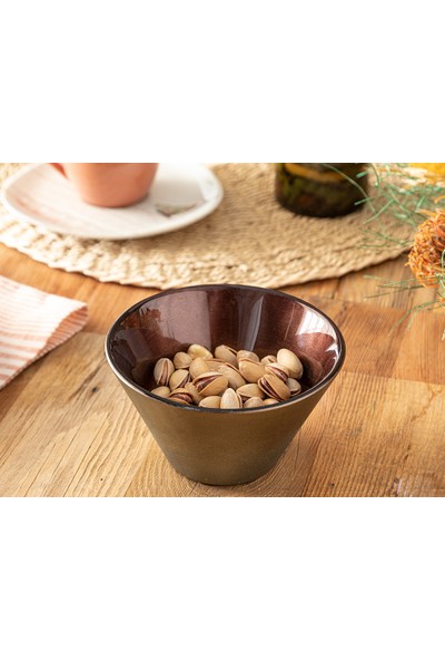 English Home Lilies Cam Çerezlik 12 cm Kahverengi