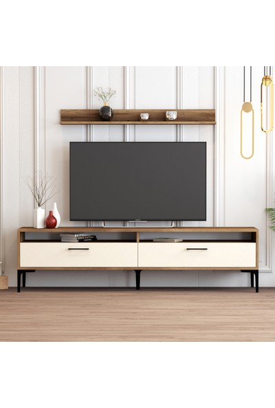 Variant Mobilya Istanbul Tv Ünitesi Ceviz Krem