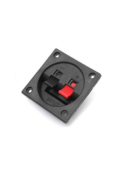 Polaxtor Hoparlör Terminali Ikili Kare DY-2519 Polaxtor Hoparlör Terminali Ikili Kare DY-2519