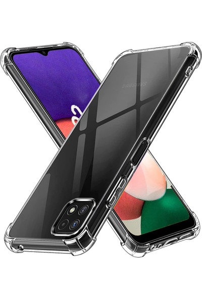 Case World Caseworld Samsung Galaxy M22 Kapak Şeffaf Airbag Antishock Köşe Korumalı Silikon Kılıf Case World Caseworld Samsung Galaxy M22 Kapak Şeffaf Airbag Antishock Köşe Korumalı Silikon Kılıf