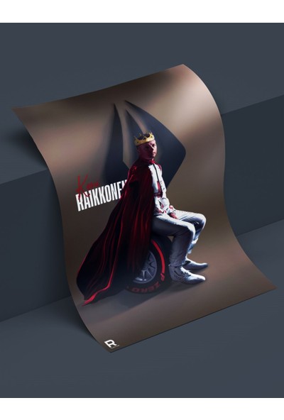 Rflection Kimi Raikkonen Flyer Poster Rflection Kimi Raikkonen Flyer Poster