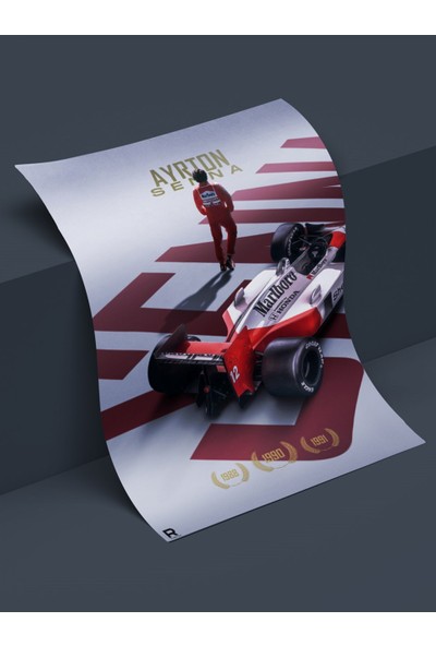 Rflection Ayrton Senna Flyer Poster Rflection Ayrton Senna Flyer Poster