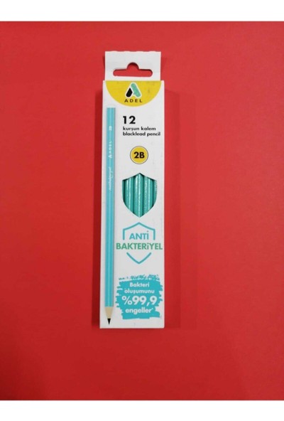 Adeland 12’li Antebakteriyel Kurşun Kalem Su Yeşili