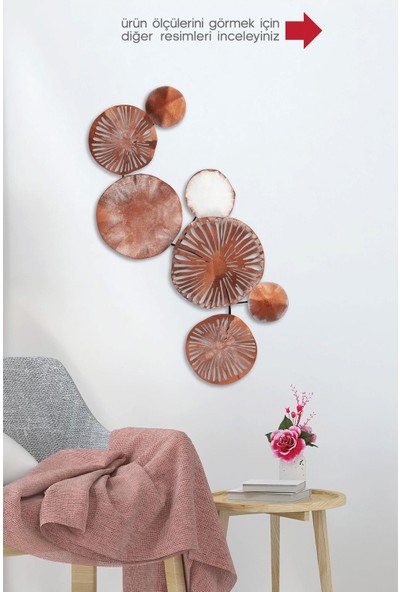 Doreline Doreart Astrid Metal Duvar Tablosu, Ev Ofis Duvar Panosu (Rose) Doreline Doreart Astrid Metal Duvar Tablosu, Ev Ofis Duvar Panosu (Rose)