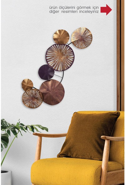 Doreline Doreart Astrid Metal Duvar Tablosu, Ev Ofis Duvar Panosu (Bakır) Doreline Doreart Astrid Metal Duvar Tablosu, Ev Ofis Duvar Panosu (Bakır)