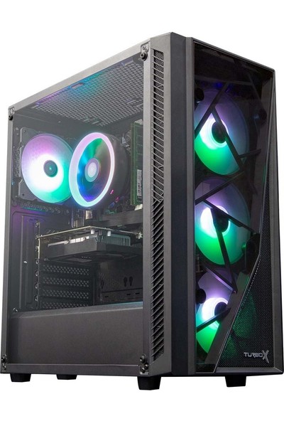 Turbox Odesus 4x Argb Fan USB 3.0 600W 80+ Plus Atx Gaming Bilgisayar Kasası Turbox Odesus 4x Argb Fan USB 3.0 600W 80+ Plus Atx Gaming Bilgisayar Kasası