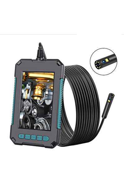Powermaster Endoskop Yılan Kamera Çift Lensli EKRANLI1080P Sert Kablo 10 mt Powermaster Endoskop Yılan Kamera Çift Lensli EKRANLI1080P Sert Kablo 10 mt