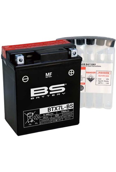 Yuasa Bs Akü BTX7L-BS Motosiklet Aküsü Yuasa Bs Akü BTX7L-BS Motosiklet Aküsü