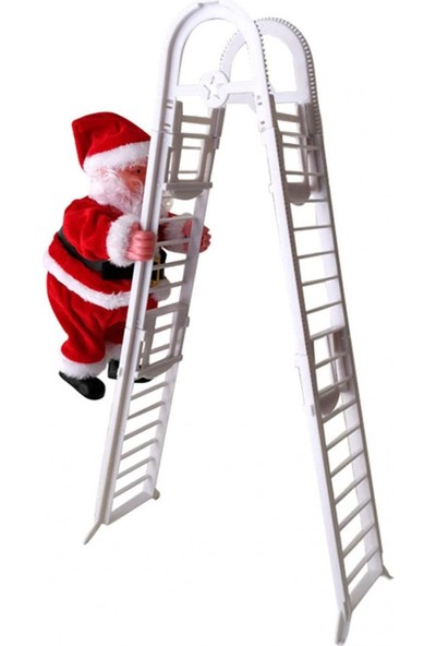 Brightest Star Merdivende Tırmanan Elektrikli Noel Baba Yılbaşı Dekoru (Yurt Dışından)