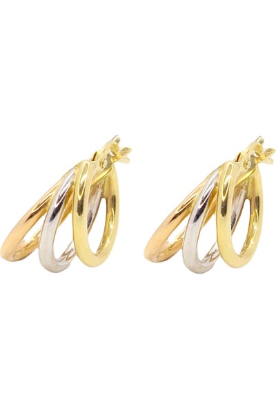 Cigold Taşsız Küpe 14 Ayar Altın 1.64 gr K201027204 Cigold Taşsız Küpe 14 Ayar Altın 1.64 gr K201027204