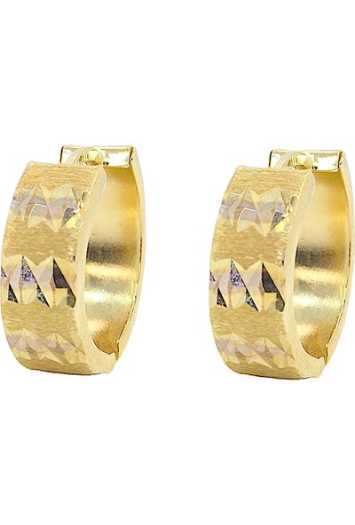 Cigold Taşsız Küpe 14 Ayar Altın 2.76 gr K201027208 Cigold Taşsız Küpe 14 Ayar Altın 2.76 gr K201027208