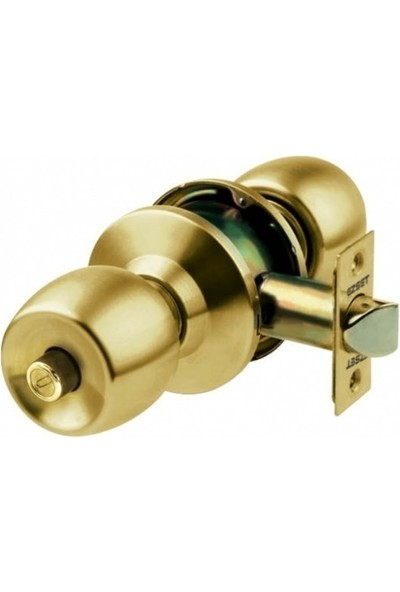 Kale Topuzlu Kilit-Giriş Tipi-Saten Sarı Kale Topuzlu Kilit-Giriş Tipi-Saten Sarı