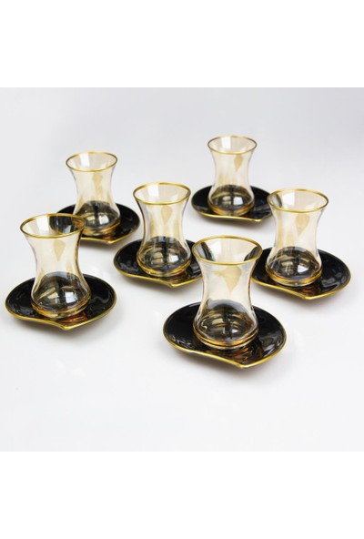 Çanak Sepeti Altın Yaldızlı Çay Bardağı Takımı Çay Seti M7 Çanak Sepeti Altın Yaldızlı Çay Bardağı Takımı Çay Seti M7