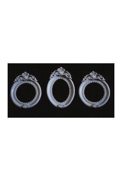 Altın Yapı Polyester Fiyonklu Daire ve Oval Küçük Çerçeve Takım 3'lü Altın Yapı Polyester Fiyonklu Daire ve Oval Küçük Çerçeve Takım 3'lü