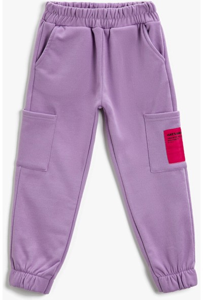 Koton Kız Çocuk Baskılı Kargo Jogger Eşofman Altı Koton Kız Çocuk Baskılı Kargo Jogger Eşofman Altı