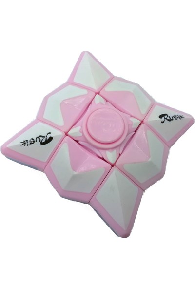 Rubik Cyro Küp Stres Çarkı Pembe