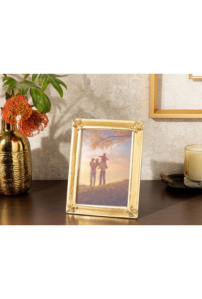 English Home Roe Çerçeve 16.8X22X2.3 cm Gold English Home Roe Çerçeve 16.8X22X2.3 cm Gold