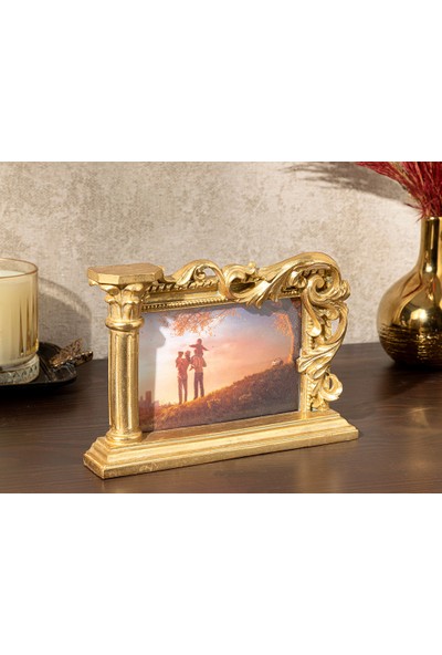 English Home Helen Çerçeve 22X15X4.8 cm Gold English Home Helen Çerçeve 22X15X4.8 cm Gold