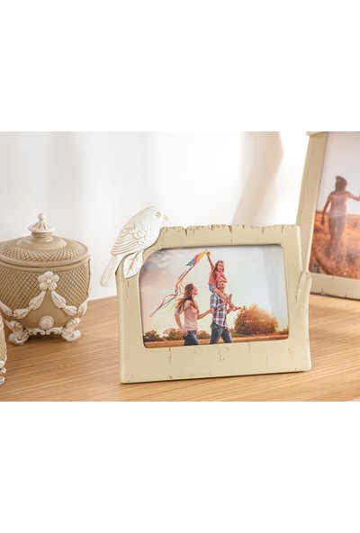 English Home Lovely Birds Çerçeve 20.5X16.3X2.3 cm Krem English Home Lovely Birds Çerçeve 20.5X16.3X2.3 cm Krem