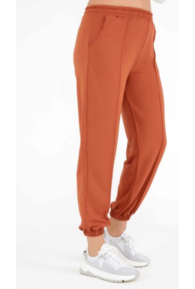 Siyezen Büyük Beden Cepli Kiremit Eşofman Altı Siyezen Büyük Beden Cepli Kiremit Eşofman Altı