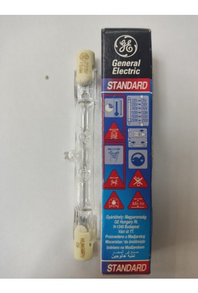 150W Çubuk Halojen Ampul Ge 78 mm Dim Edilebilir