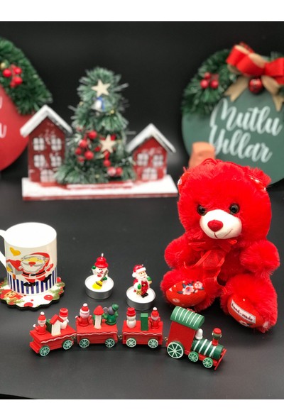 Kent Bazaar Yılbaşı Ayıcık Tren ve Kupa Seti Kent Bazaar Yılbaşı Ayıcık Tren ve Kupa Seti