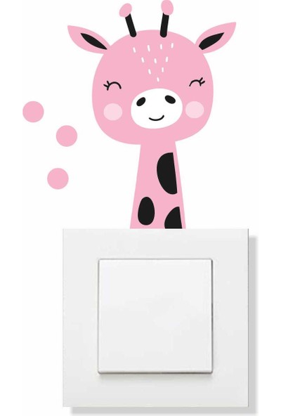 Piksel Grafik Sevimli Poli Priz Sticker Piksel Grafik Sevimli Poli Priz Sticker