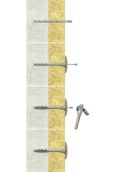 Mnk Home Çelik Çivili Mantolama DÜBELI-250 Adet Mnk Home Çelik Çivili Mantolama DÜBELI-250 Adet