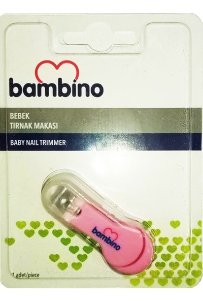 Bambino Muhafazalı Çıt Çıt Makas P0667 - Pembe Bambino Muhafazalı Çıt Çıt Makas P0667 - Pembe