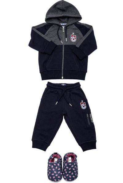 TS Club Sweat Kapşonlu Fermuarlı Parçalı TS Club Sweat Kapşonlu Fermuarlı Parçalı