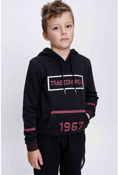 TS Club Sweat Kapşonlu Ön Trabzonspor Baskılı