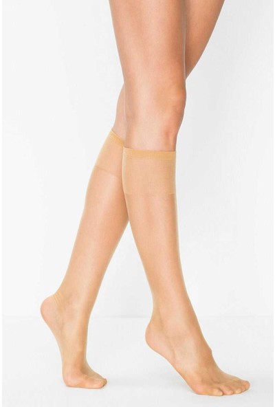 Penti Kadın Ince Dizaltı Çorap Fit 15 Parlak Ince (12 Adet)