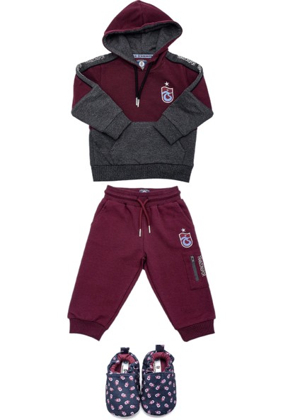 TS Club Sweat Kapşonlu Parçalı Kolu Trabzonspor Baskılı TS Club Sweat Kapşonlu Parçalı Kolu Trabzonspor Baskılı