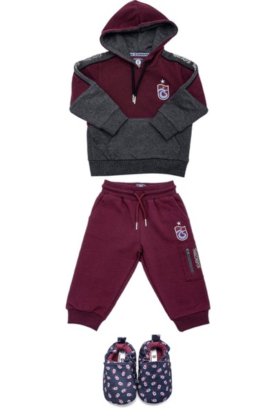 TS Club Sweat Kapşonlu Parçalı Kolu Trabzonspor Baskılı TS Club Sweat Kapşonlu Parçalı Kolu Trabzonspor Baskılı