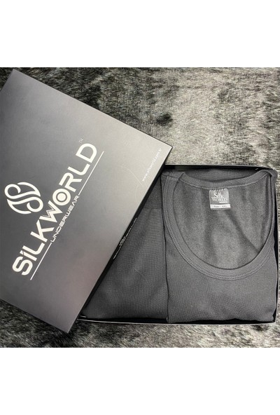 Silk World Kadın Termal Tayt Siyah Alt ve Üst Takım
