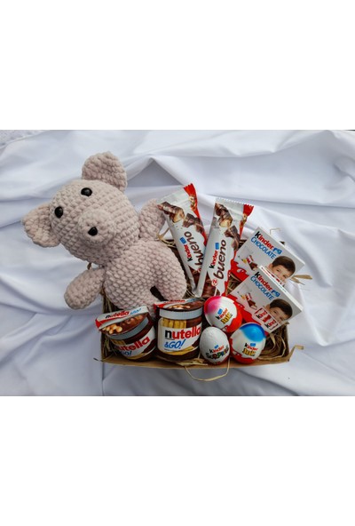 Yonca Sevimli Ayıcık ve Lüx Atıştırmalık Hediye Kutusu