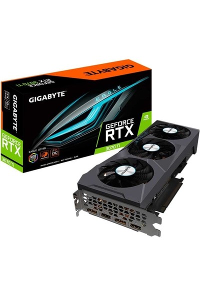 Gigabyte GeForce RTX 3070 Ti Eagle OC 8G 8GB GDDR6X 256 Bit LHR Ekran Kartı Gigabyte GeForce RTX 3070 Ti Eagle OC 8G 8GB GDDR6X 256 Bit LHR Ekran Kartı