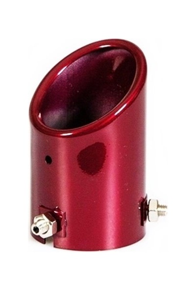 Space Egzoz Ucu Paslanmaz 6.8cm Kırmızı /EGUC529