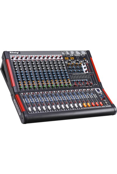 König KS-1200 12 Kanal 6 Aux Usb/sd/bluetooth Destekli Çift Effect Deck Mixer König KS-1200 12 Kanal 6 Aux Usb/sd/bluetooth Destekli Çift Effect Deck Mixer