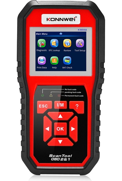 Konnwei Obdıı Tarayıcı Kod Okuyucu (KW850) Profesyonel (Yurt Dışından) Konnwei Obdıı Tarayıcı Kod Okuyucu (KW850) Profesyonel (Yurt Dışından)